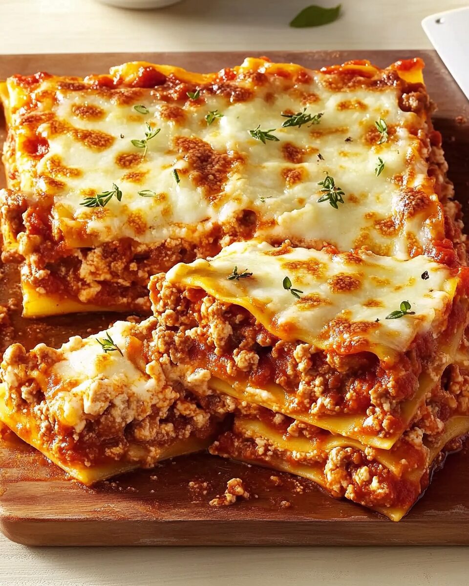 Classic Beef Lasagna - Recipes by Claire