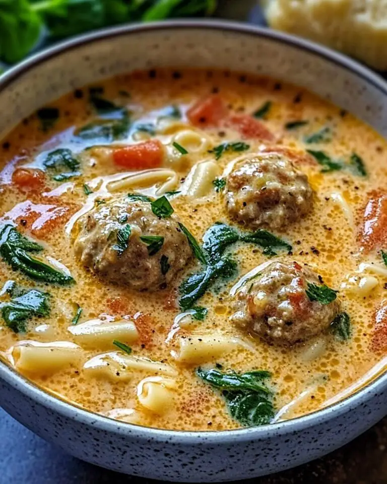 Creamy Italian Meatball Soup