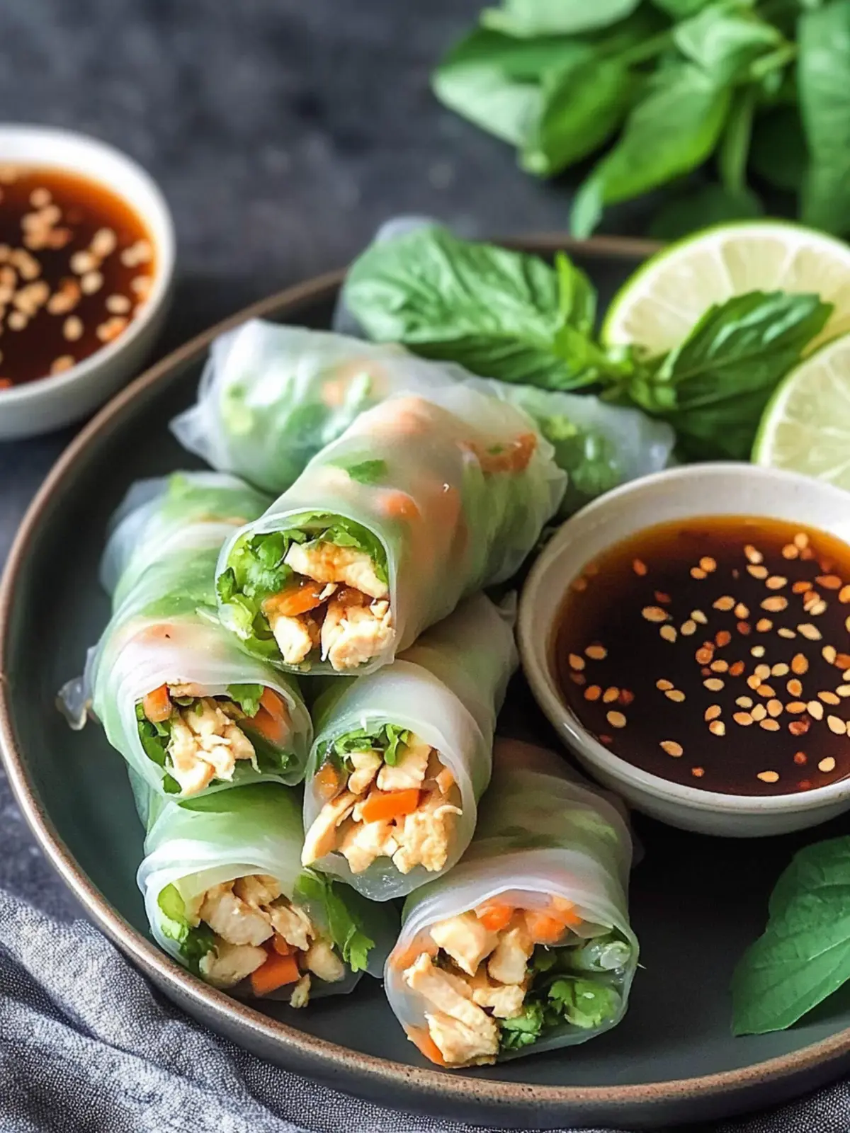 Easy Chicken Spring Rolls: A Deliciously Healthy Snack